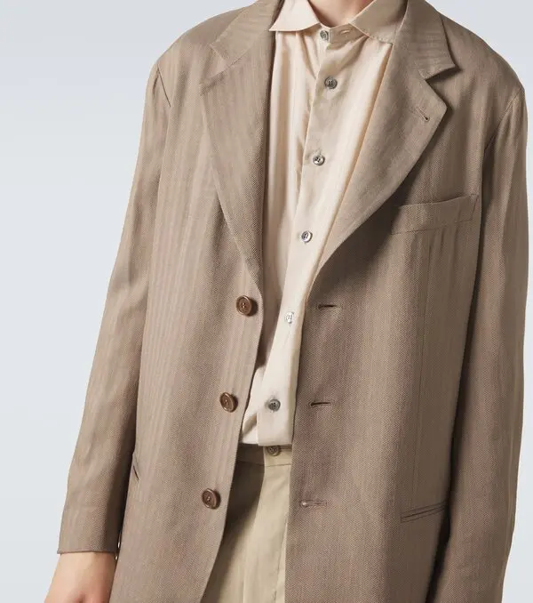 Giorgio Armani Archivio Herringbone Blazer
