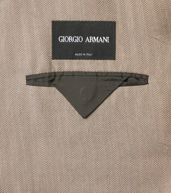 Giorgio Armani Archivio Herringbone Blazer