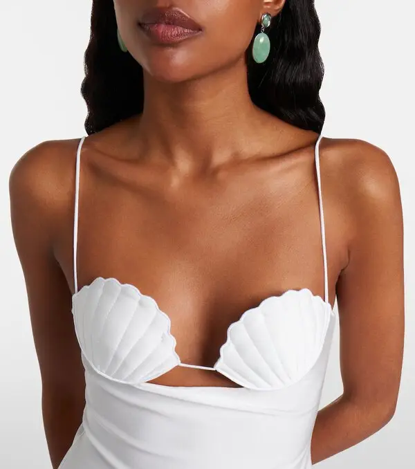Oseree Bridal Mini Dress - White