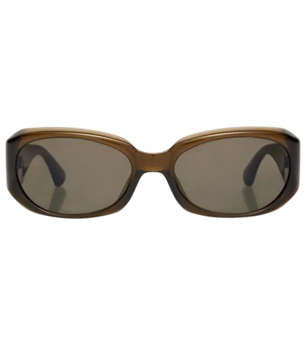 Saint Laurent Sl 868 Oval Sunglasses - Brown