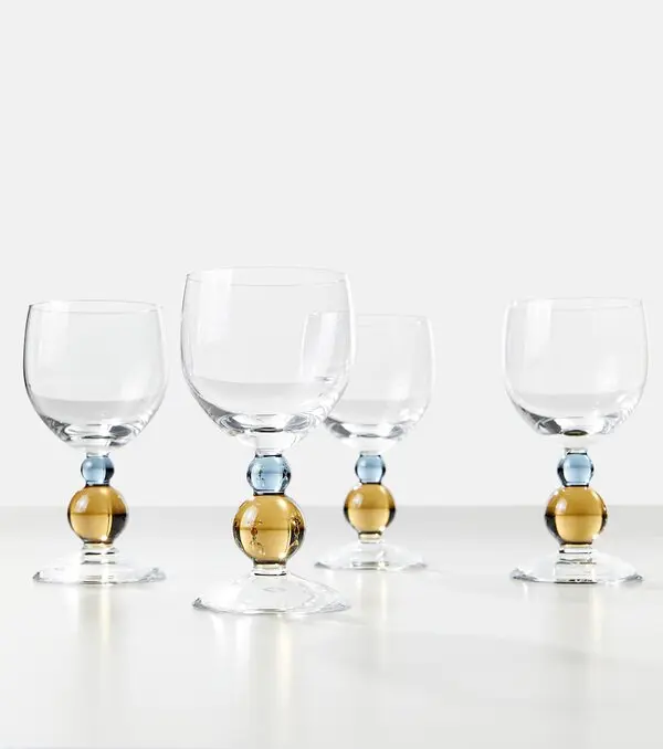 AKUA OBJECTS Noam Set Of 4 Wine Glasses