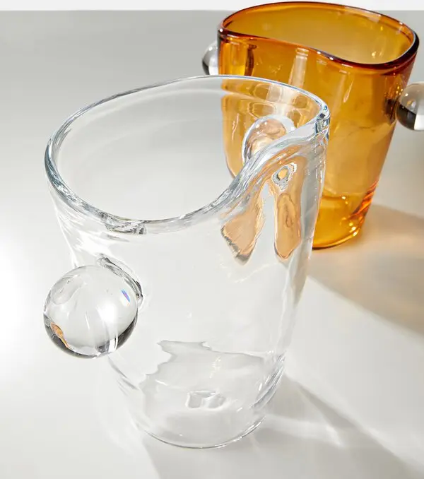 AKUA OBJECTS Oliver Glass Vase - Transparent