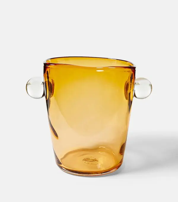AKUA OBJECTS Oliver Glass Vase - Yellow