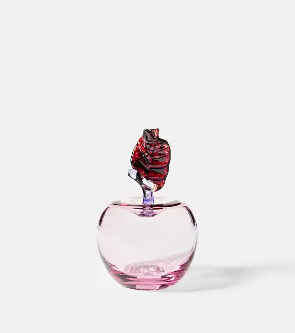 AKUA OBJECTS Marianne Apple Glass Paperweight - Pink