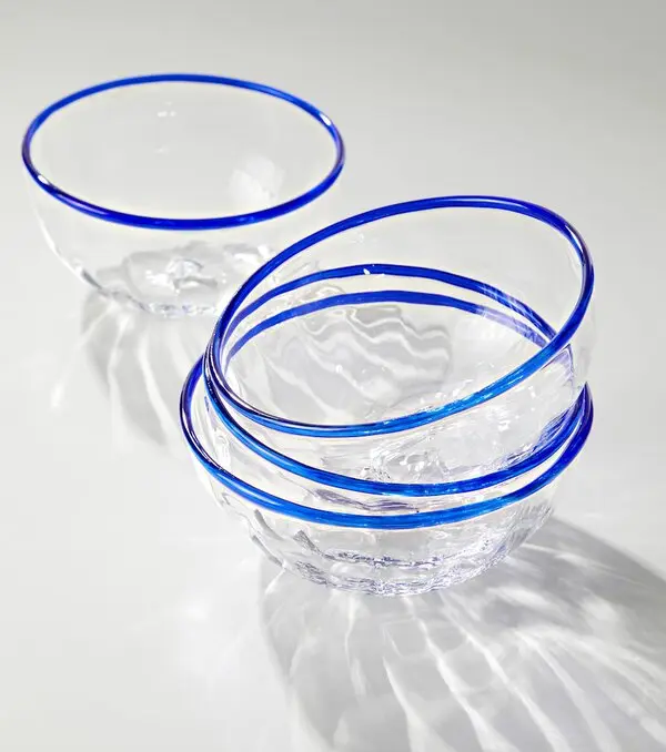 AKUA OBJECTS Peter Set Of 4 Glass Bowls