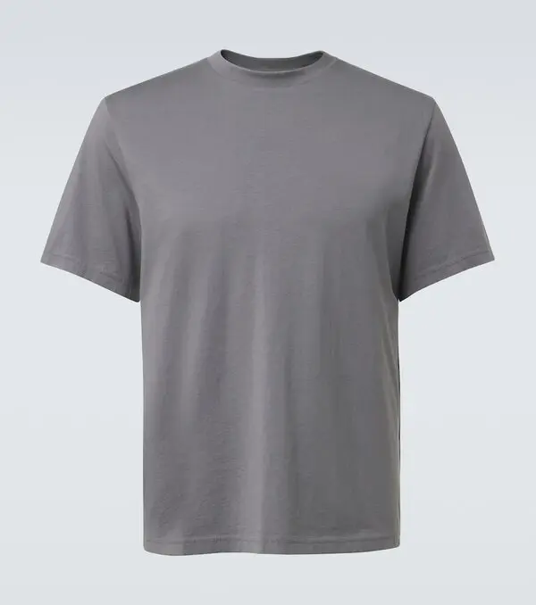 FRAME Cotton Jersey T-shirt - Grey