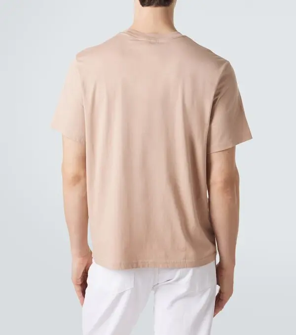 FRAME Cotton Jersey T-shirt - Orange