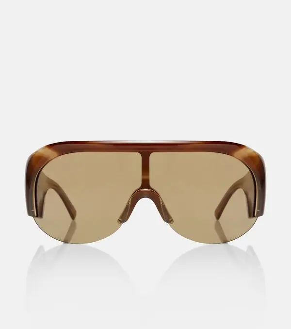 Phoebe Philo Half Bombé Shield Sunglasses