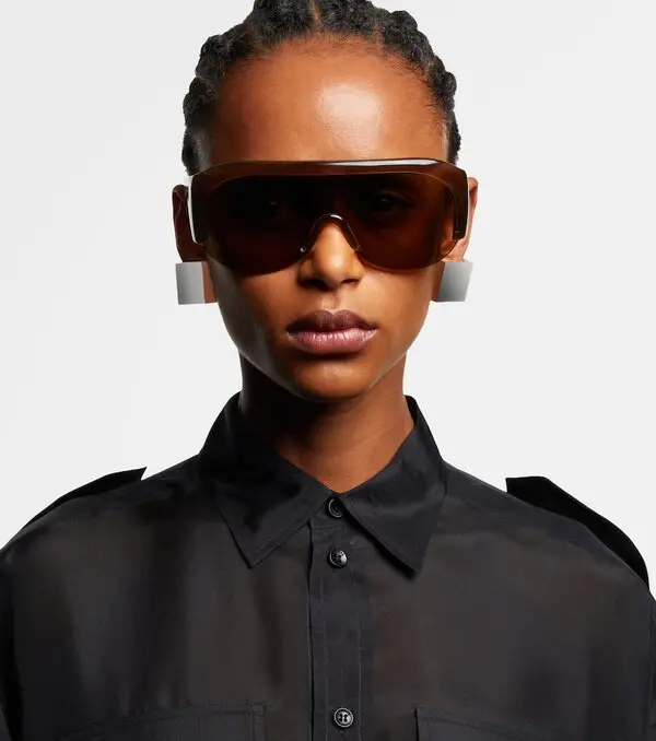 Phoebe Philo Half Bombé Shield Sunglasses