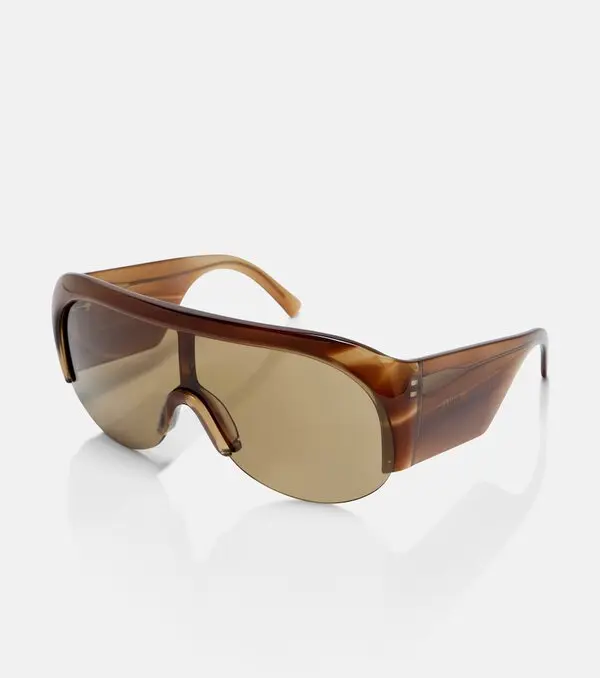 Phoebe Philo Half Bombé Shield Sunglasses