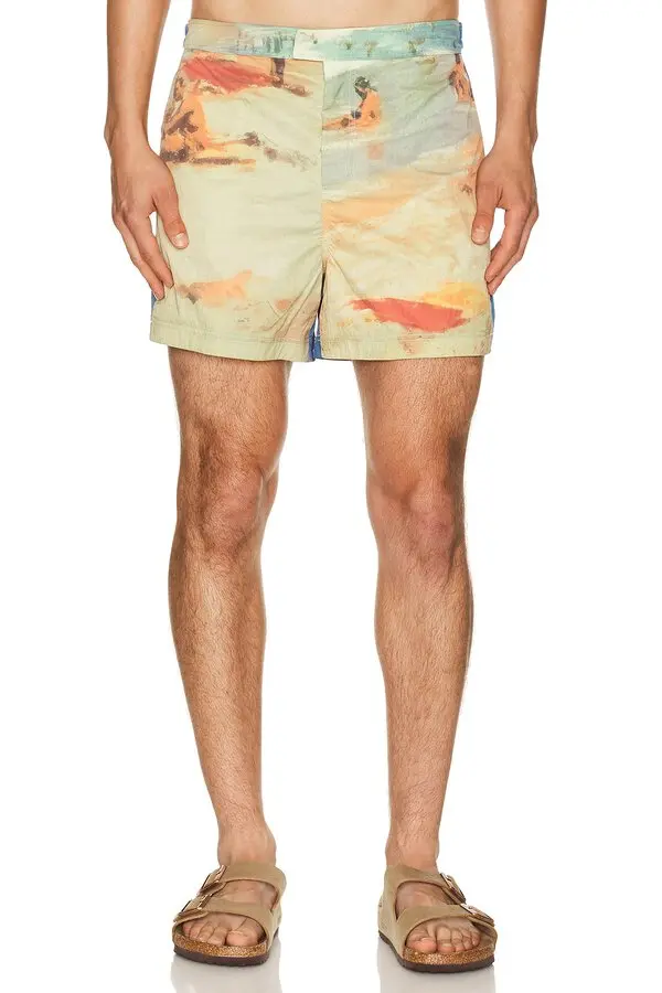 Cult Gaia Morfeo Swim Short - Rio Beach Print