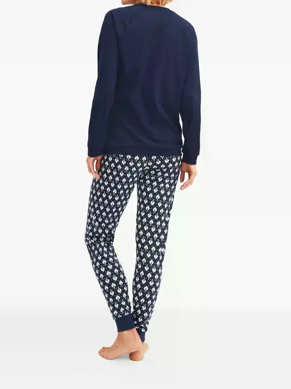 CALIDA Patterned-print Raglan-sleeve Pajamas Set