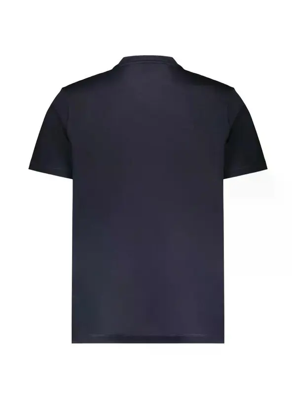 Paul & Shark Embroidered-logo V-neck T-shirt - Blue