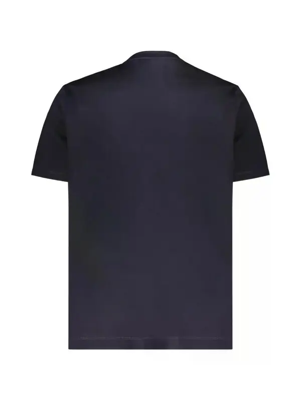 Paul & Shark Logo-patch Cotton T-shirt - Blue