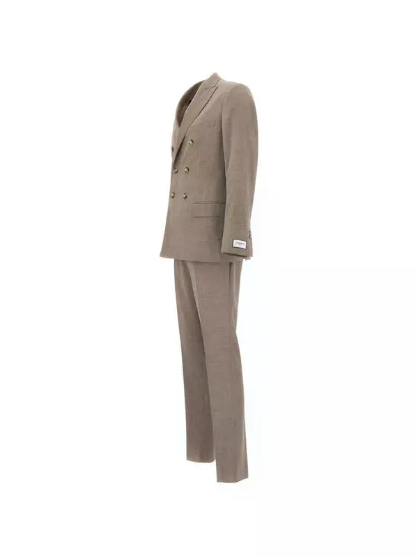 UNGARO Double-breasted Peak-lapel Suit - Neutrals