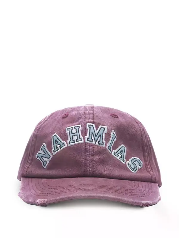 NAHMIAS Logo-appliqué Cap - Purple