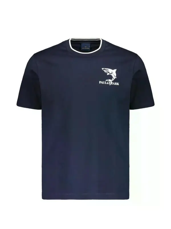Paul & Shark Logo-print Short-sleeve T-shirt - Blue