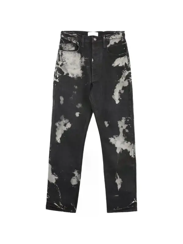 ALEXANDER DIGENOVA Bleach-effect Straight-leg Jeans