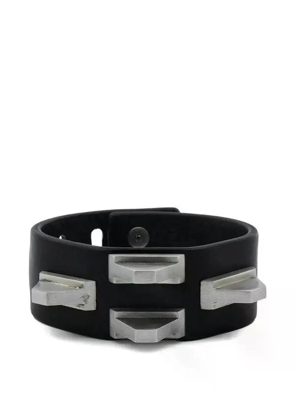 PARTS OF FOUR Leather Charm Bracelet - Black