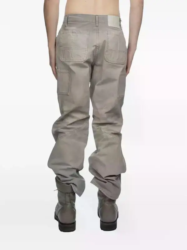 ALEXANDER DIGENOVA Underground Paint-splatter Straight-leg Jeans