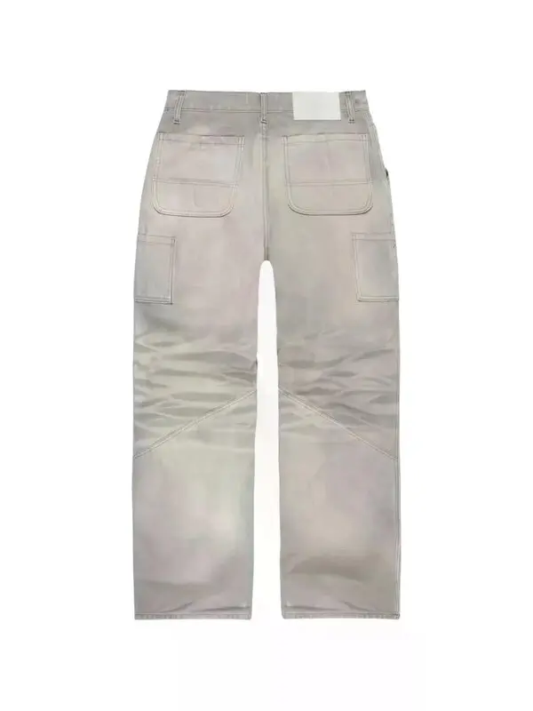 ALEXANDER DIGENOVA Underground Paint-splatter Straight-leg Jeans