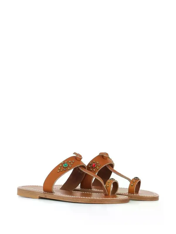 K.JACQUES Embellished Toe-strap Sandals