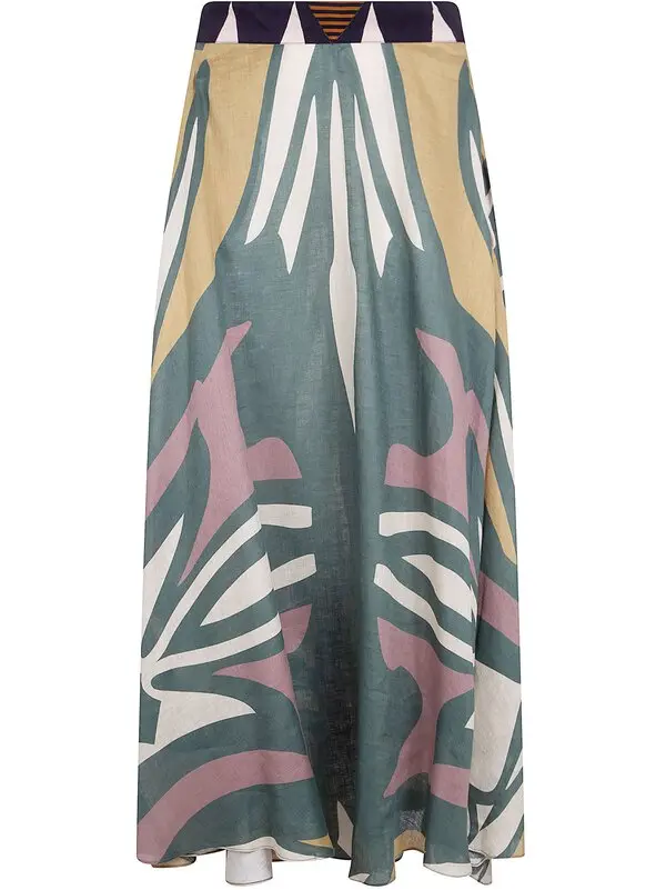 VOLANTIS Safi Round Midi Skirt