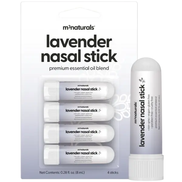 M3 NATURALS Lavender Nasal Essential Oil Aromatherapy Inhaler - One-color