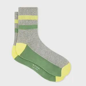 Paul Smith Ribbed Socks - Grey