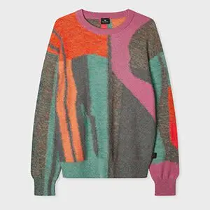Paul Smith Floral Cotton-mohair Sweater