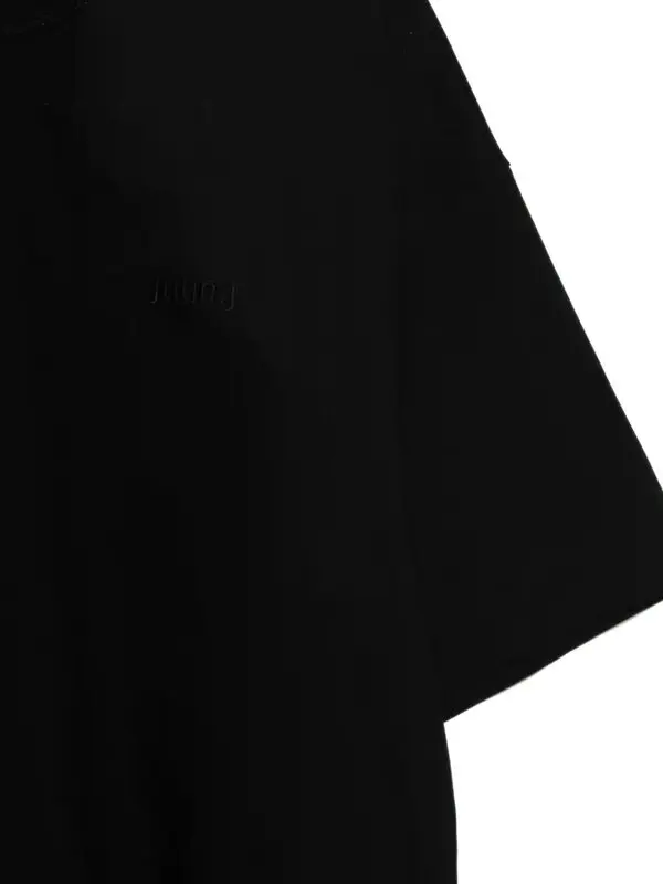 JUUN.J Logo-embroidered Dropped-shoulder T-shirt