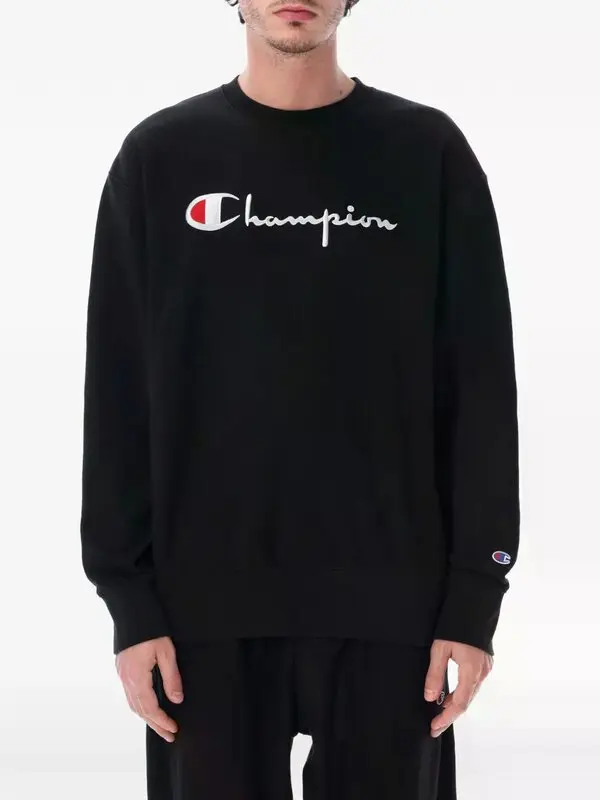 Champion Embroidered Logo Crew Neck Sweater