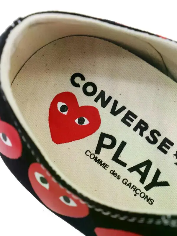 CONVERSE X COMME DES GARONS PLAY Heart-print Sneakers