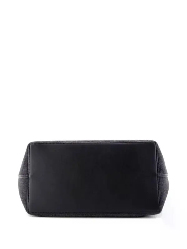 Loewe Anagram Square Basket Canvas Medium Tote Bag