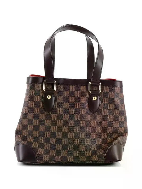 LOUIS VUITTON Hampstead Damier Pm Tote Bag - Brown