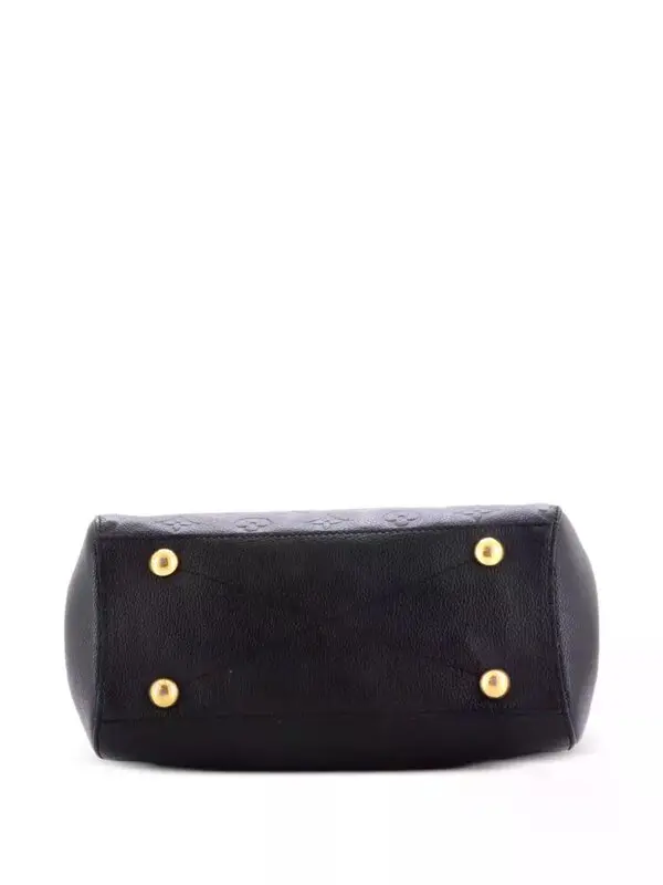 LOUIS VUITTON Montaigne Bb Monogram Empreinte Leather Satchel - Black