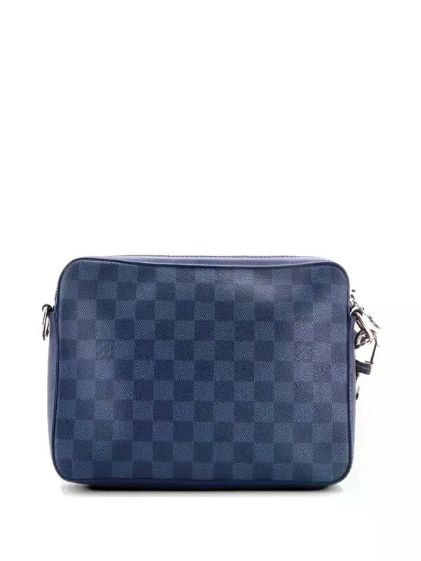 LOUIS VUITTON Damier Infini Leather Messenger Bag - Blue