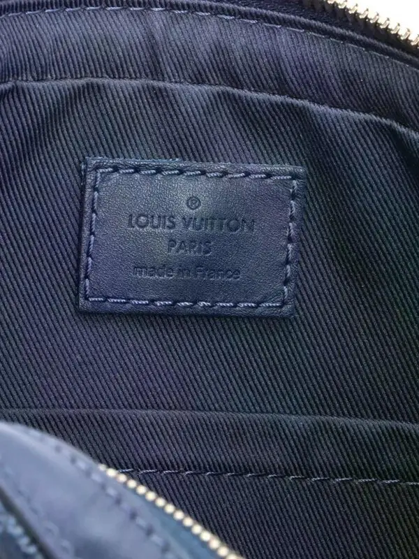 LOUIS VUITTON Damier Infini Leather Messenger Bag - Blue