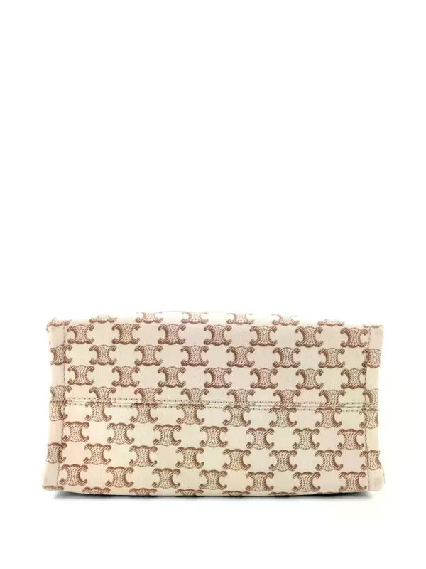 Celine Cabas Thais Triomphe Printed Canvas Small Tote Bag