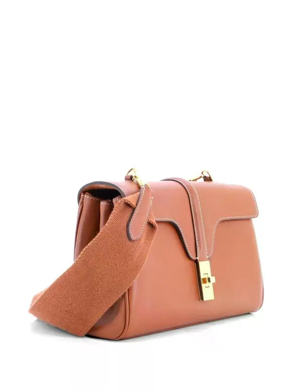 Celine Soft 16 Smooth Calfskin Teen Shoulder Bag - Brown