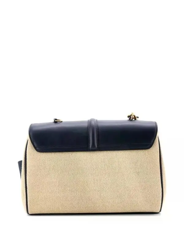 Celine Soft 16 Canvas And Leather Teen Shoulder Bag