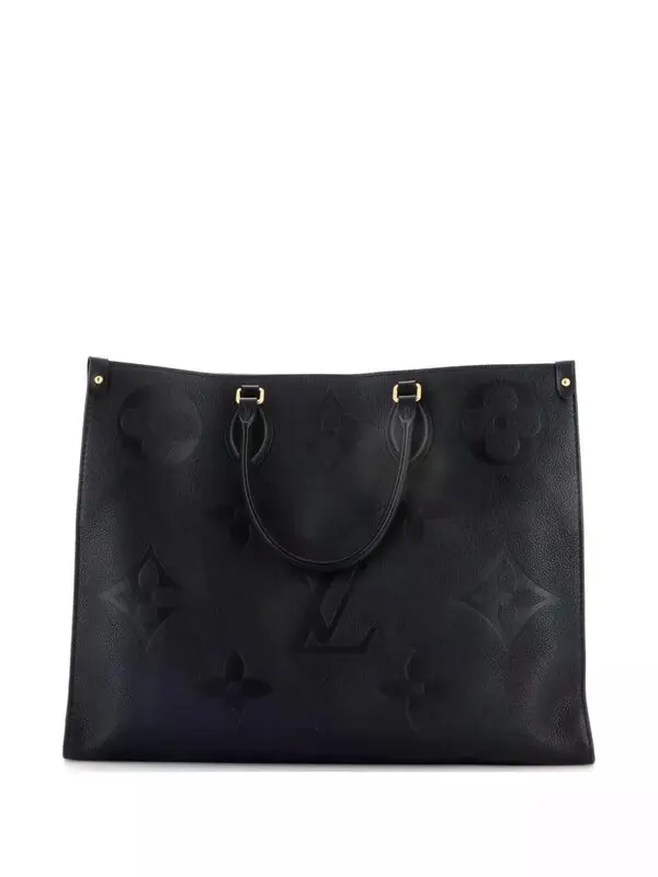LOUIS VUITTON Onthego Monogram Empreinte Giant Gm Tote Bag - Black