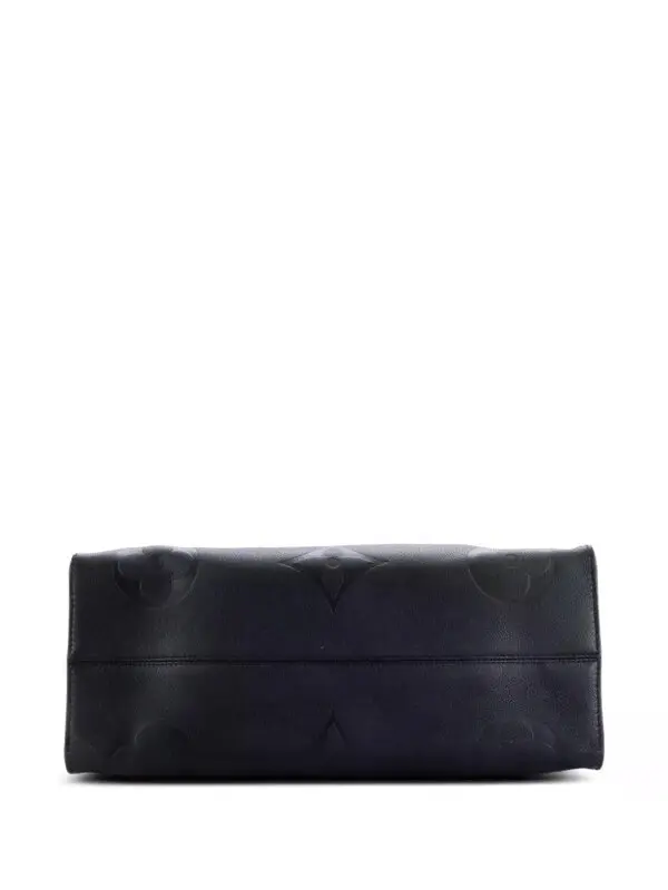 LOUIS VUITTON Onthego Monogram Empreinte Giant Gm Tote Bag - Black
