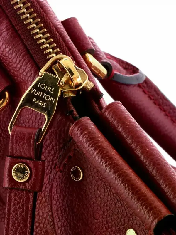 LOUIS VUITTON Mazarine Handbag Monogram Empreinte Leather Pm Satchel - Red