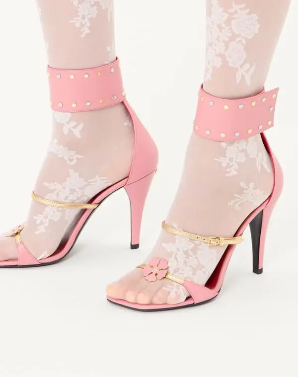 Valentino Garavani Cuffie Kidskin Sandal