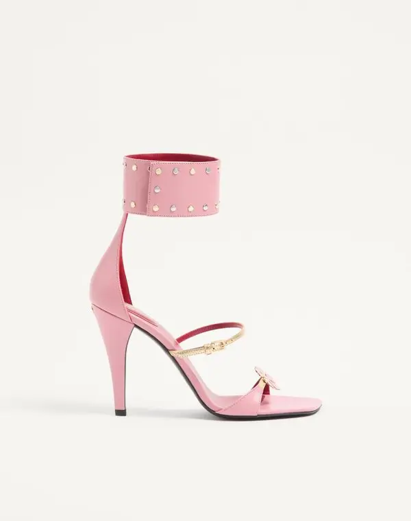 Valentino Garavani Cuffie Kidskin Sandal - Pink