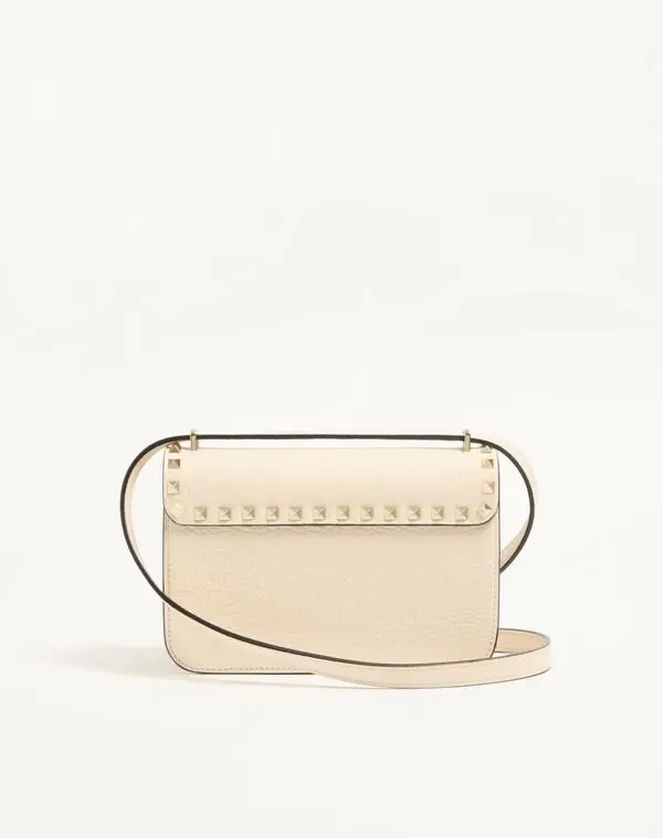 Valentino Garavani Rockstud Small Shoulder Bag - Ivory
