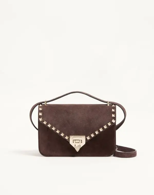 Valentino Garavani Rockstud Small Shoulder Bag - Ebony