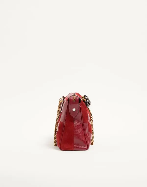 Valentino Garavani Panthea Medium Shoulder Bag - Red
