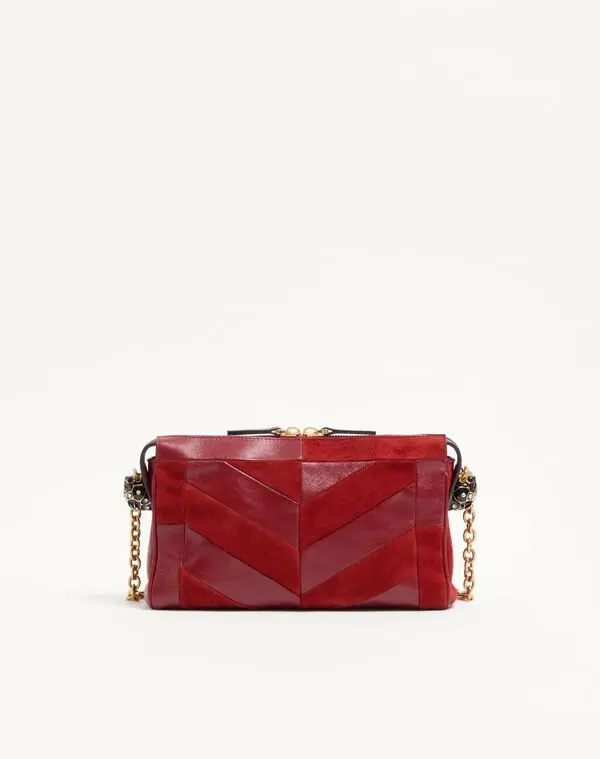 Valentino Garavani Panthea Small Shoulder Bag - Red